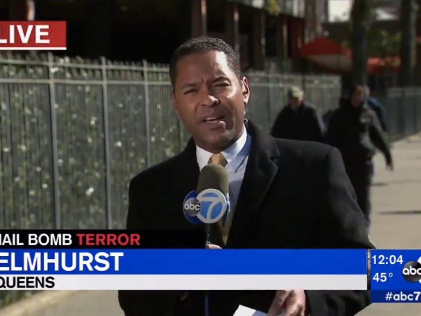 WABC Reporter Reacts to Woman Yelling ‘Fake News’ During Live Shot