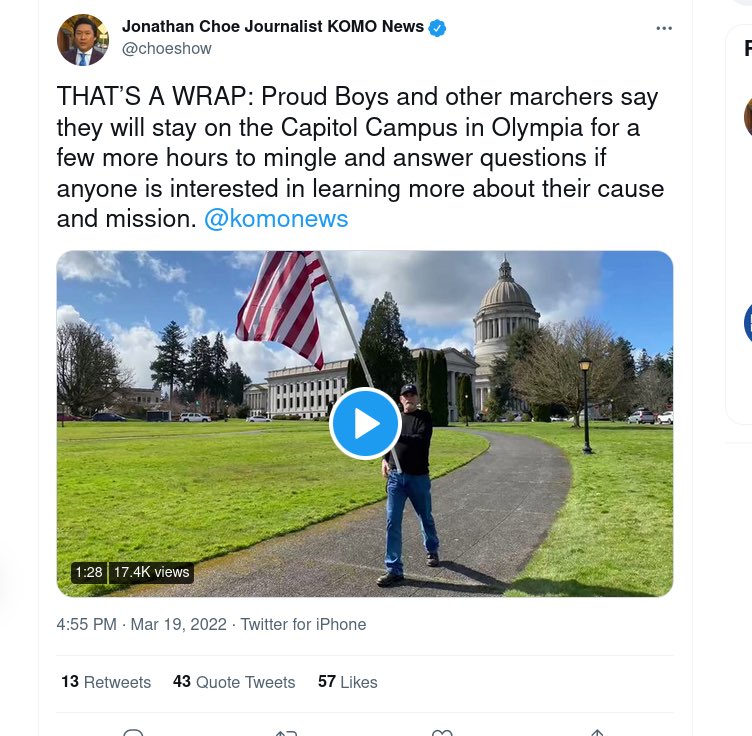 KOMO 4 Reporter Jonathan Choe Fired After Tweeting About Proud Boys Rally