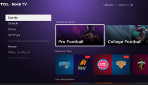 Roku Launches New Sports Experience on Home Screen