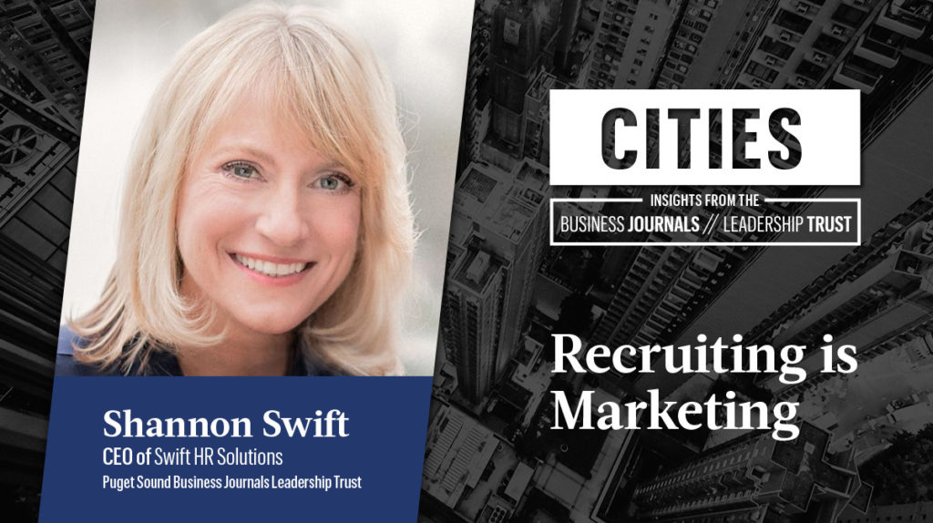 Listen to HR expert Shannon Swift discuss recruiting on the Cities ...