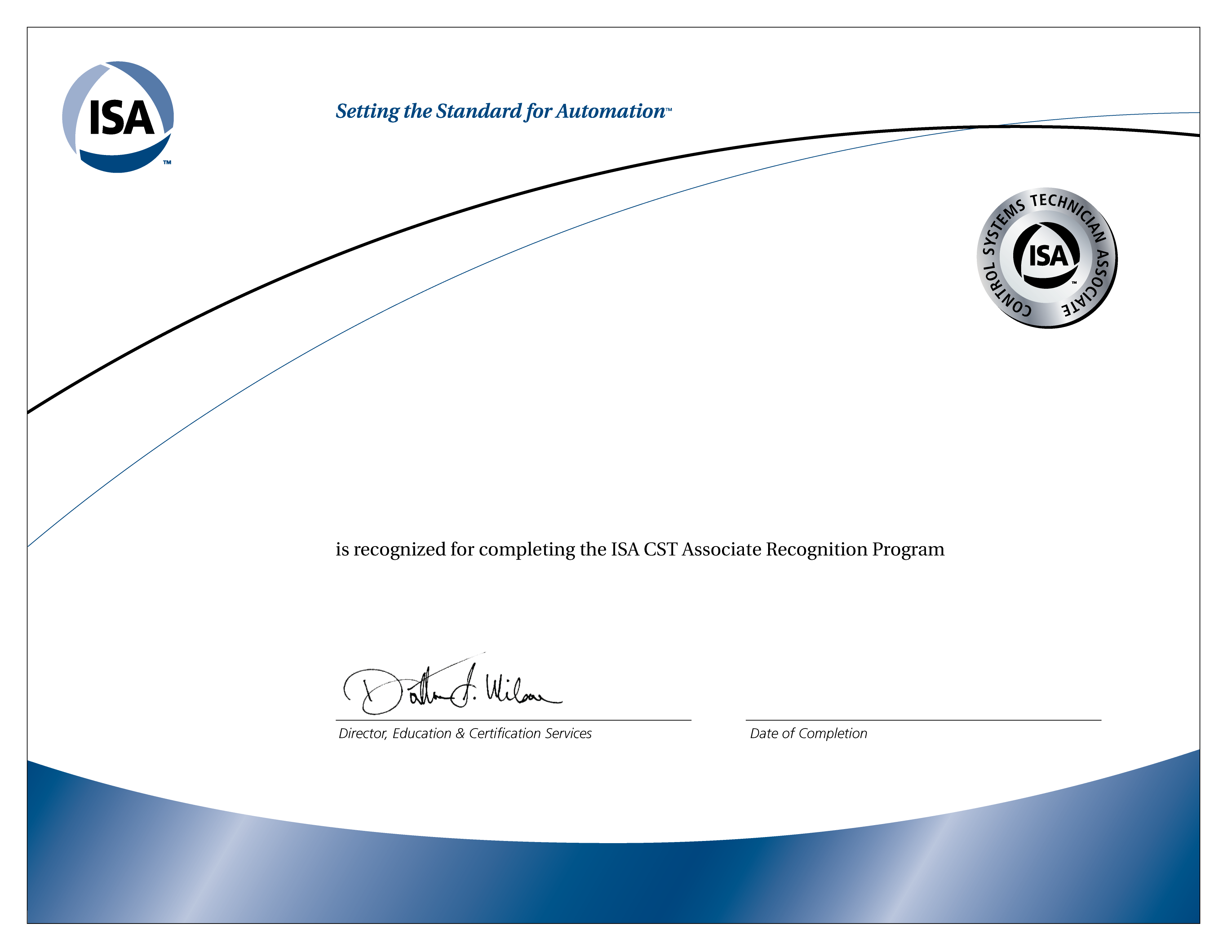 ISA Credentials • Accredible • Certificates, Badges and Blockchain