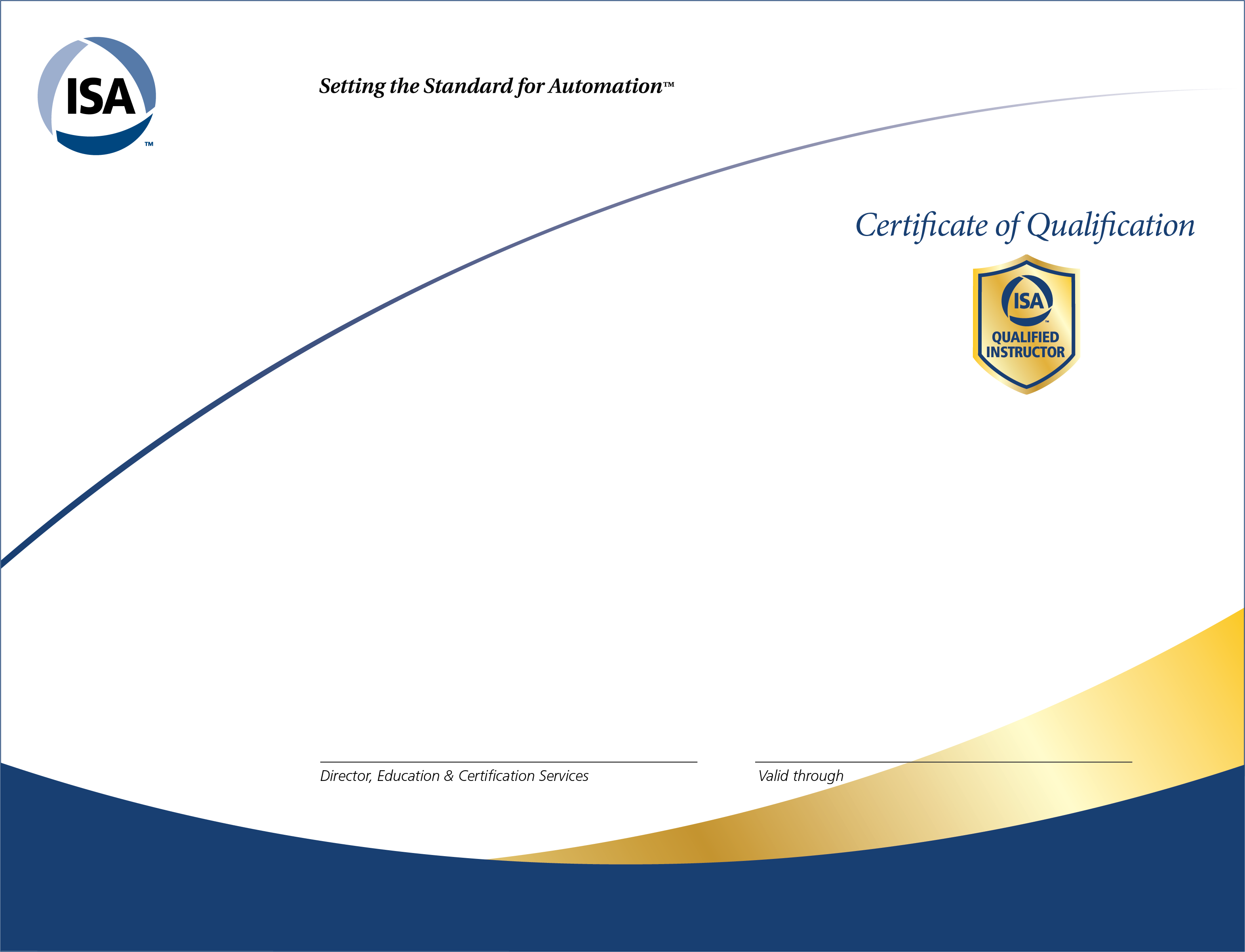 ISA Credentials • Accredible • Certificates, Badges and Blockchain
