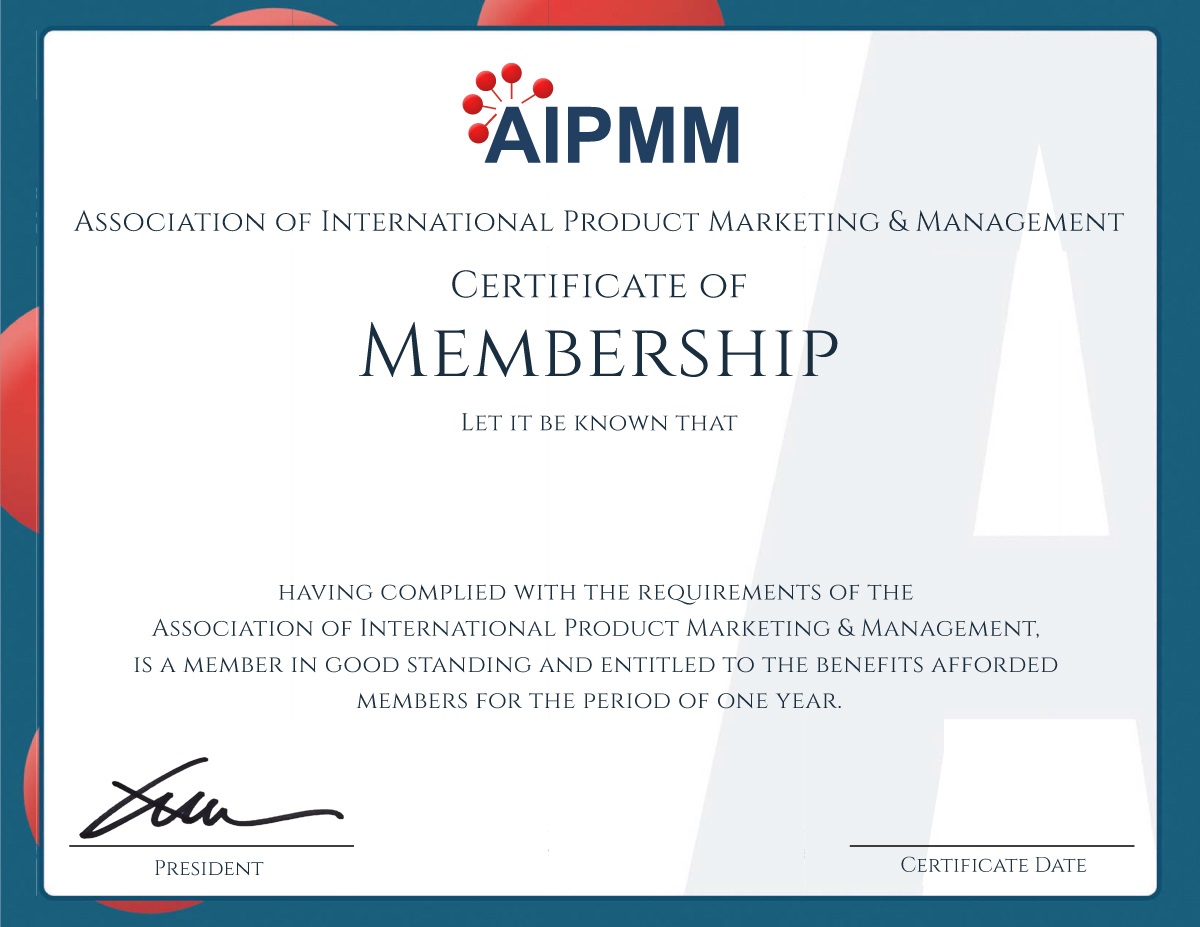 Association of International Product Marketing & Management Credentials ...
