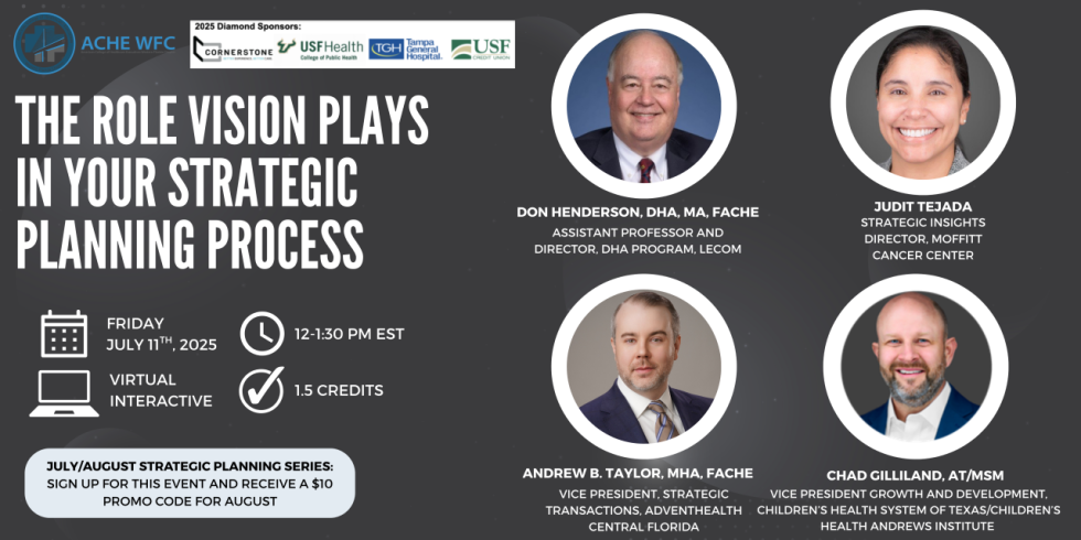 The Role Vision Plays in Your Strategic Planning Process - ACHE Western ...