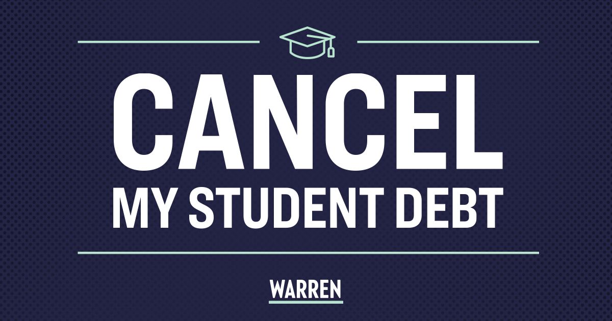 Add your name if you support canceling student loan debt and making ...