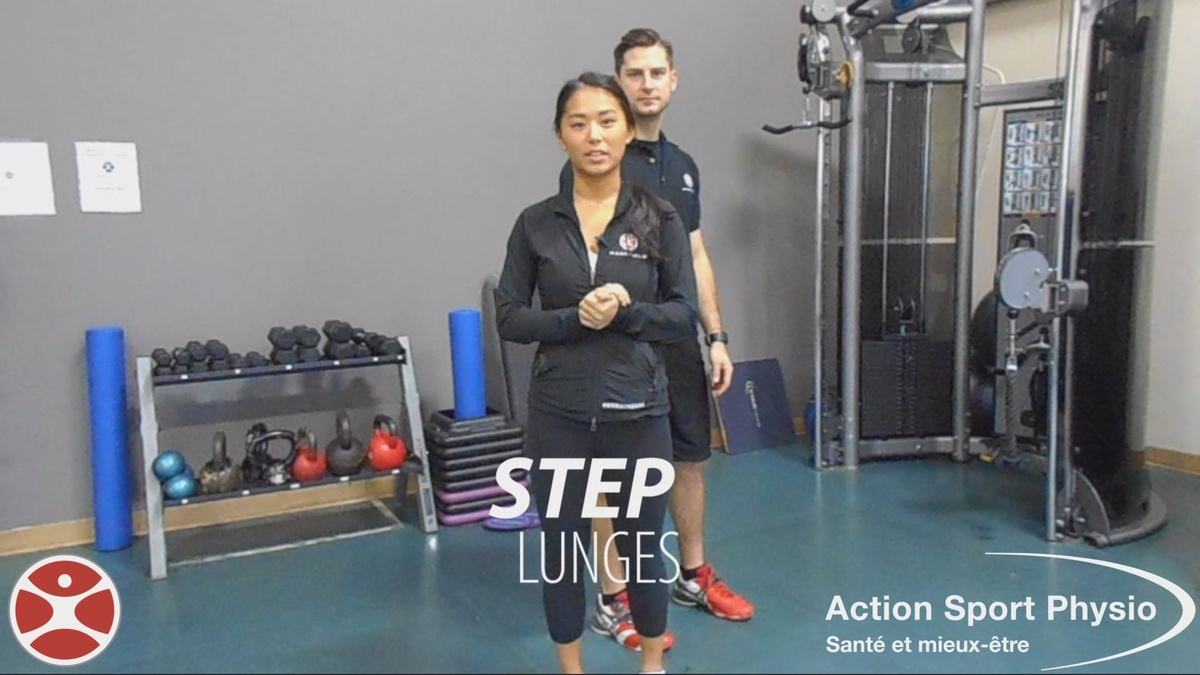 Video: Step Lunges | Action Sport Physio