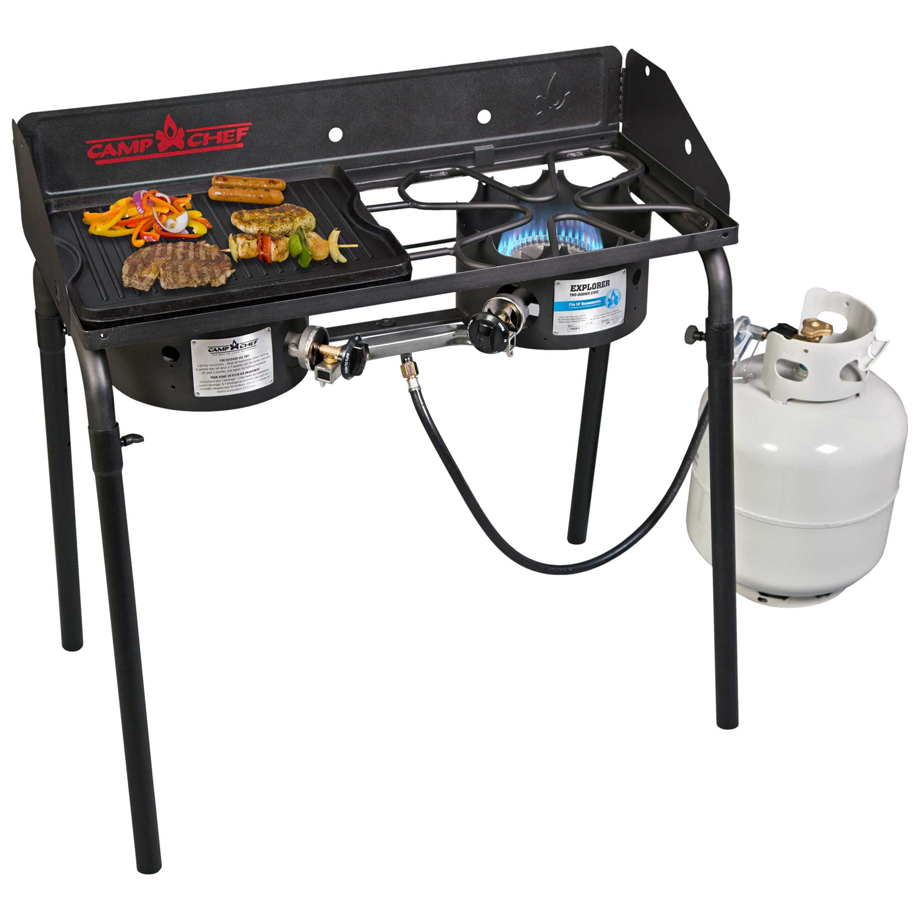 Camp Chef Explorer 2 Burner Stove | Active Junky