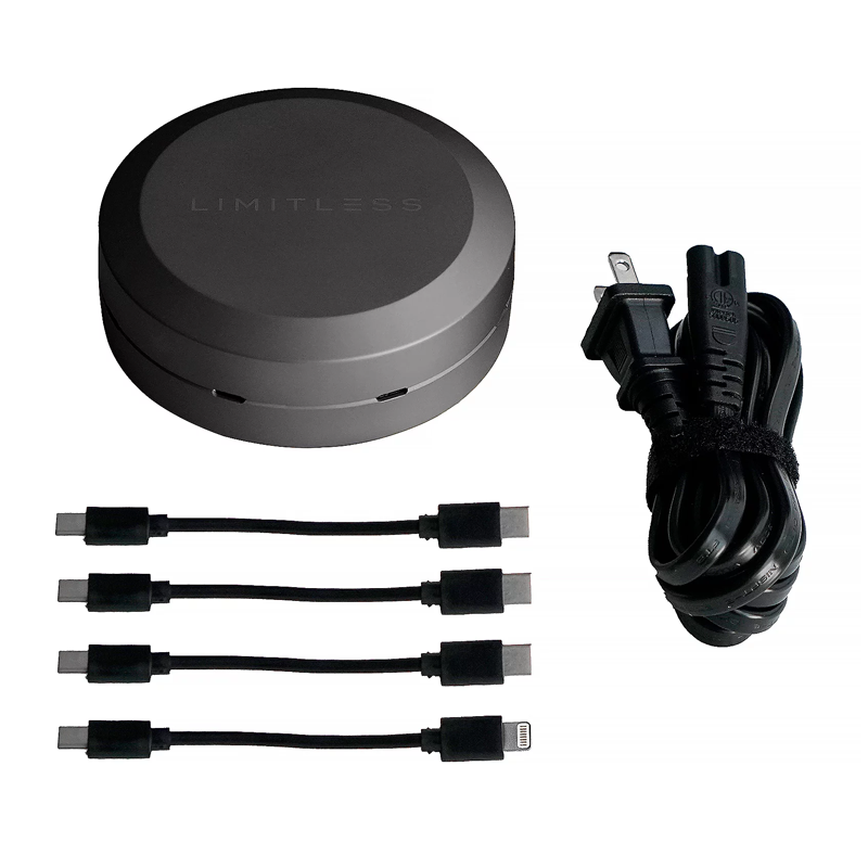Limitless ChargeHub 65W 6-Port Desktop Charging Dock with Cables ...