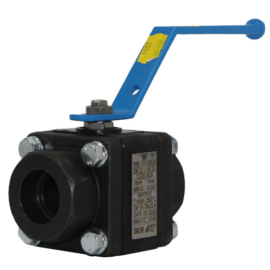 Full Bore Master Star Carbon Steel Ball Valves Socket Weld Ends LF2