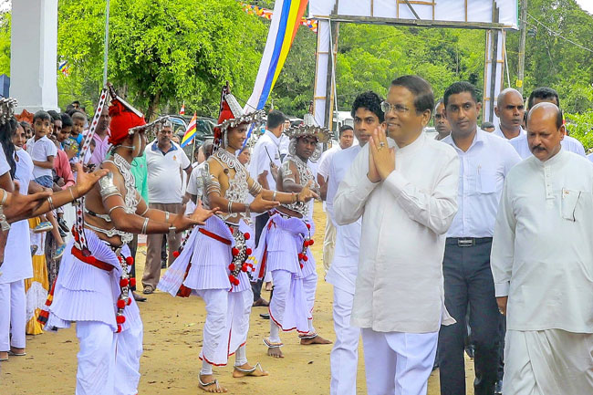 ජනපති අද පොළොන්නරුවේ වැඩසටහන් කිහිපයක