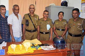 කෝටි 3ක වාලම්පුරි සමඟ සැක 3ක් අත්අඩංගුවට