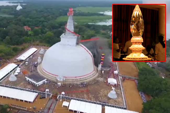 මහ සෑයේ චූඩා මාණික්‍ය ගැන බොරු කී පුද්ගලයා අත්අඩංගුවට