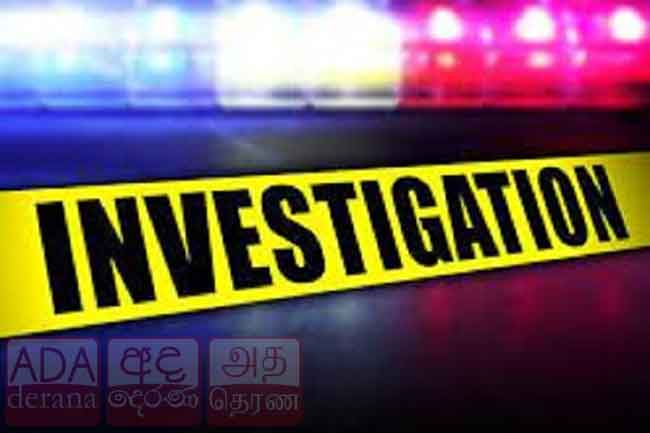 කලපුවක් අසල සැකකටයුතු මළ සිරුරක්