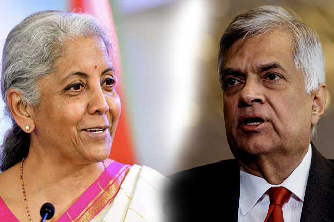 ඉන්දීය මුදල් අමාත්‍යවරිය සහ ජනපති අතර හමුවක්