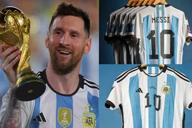 මෙසීගේ ජර්සිවලට අතිවිශාල ලංසුවක්