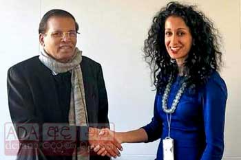 අෆ්රීන් අක්තර් හමුවූ මෛත්‍රී