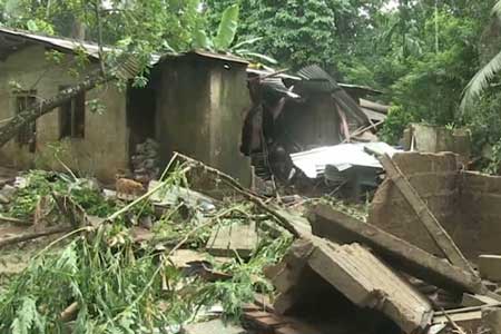 අයහපත් කාලගුණයෙන් නිවාස 5587කට හානි