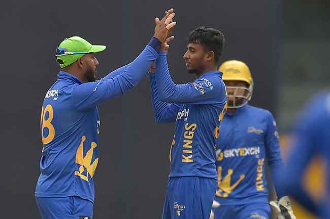 Jaffna Kings அணிக்கு 144 ஓட்டங்கள் வெற்றி இலக்கு