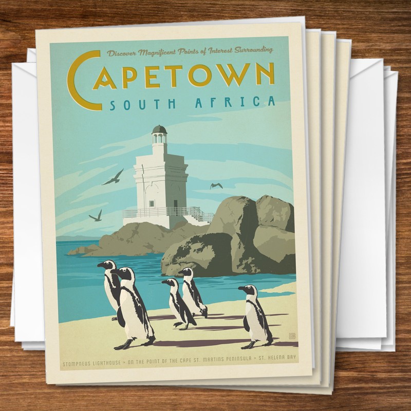 Vintage Travel Postcards Africa