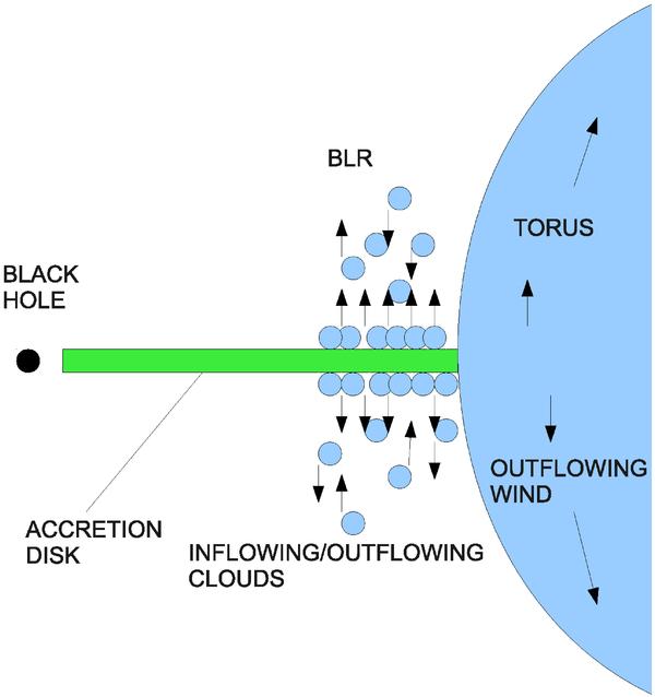 The origin of the broad line region in active galactic nuclei - ADS