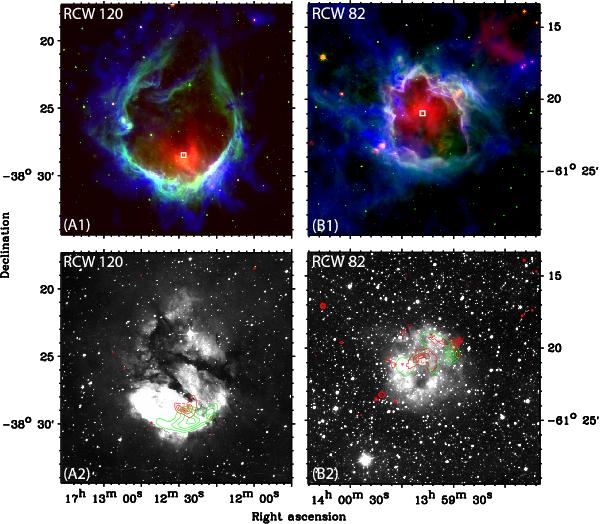 Radiation-pressure-driven dust waves inside bursting interstellar ...