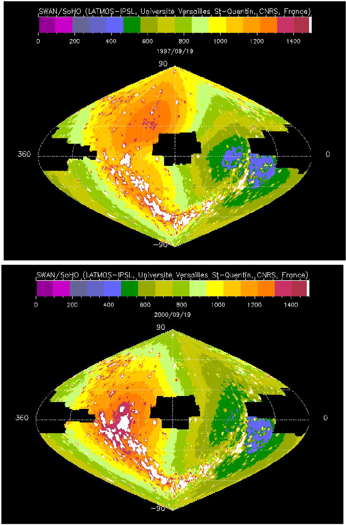 Stability of the interstellar hydrogen inflow longitude from 20 years ...