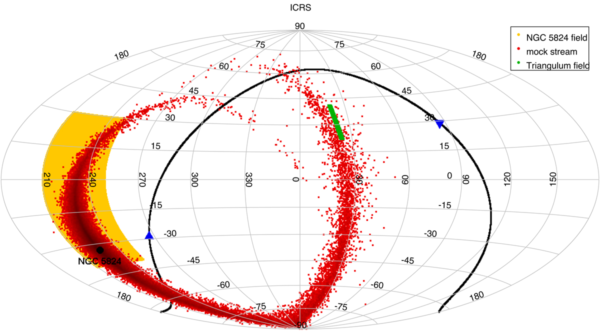 Existence of tidal tails for the globular cluster NGC 5824 - ADS