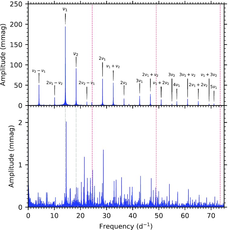 KIC 5950759: a high-amplitude δ Sct star with amplitude and frequency ...