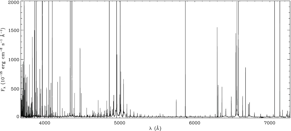 Physical conditions and chemical abundances of the variable planetary ...
