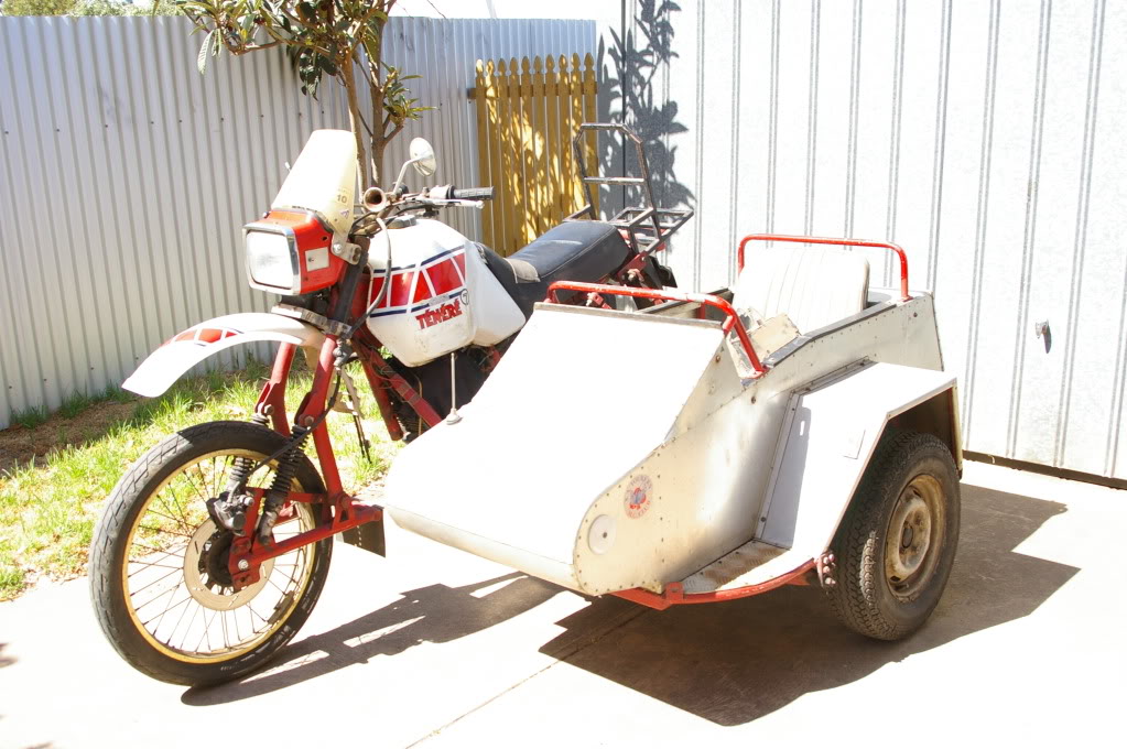 xt600 tenere with sidecar restoration. | Adventure Rider