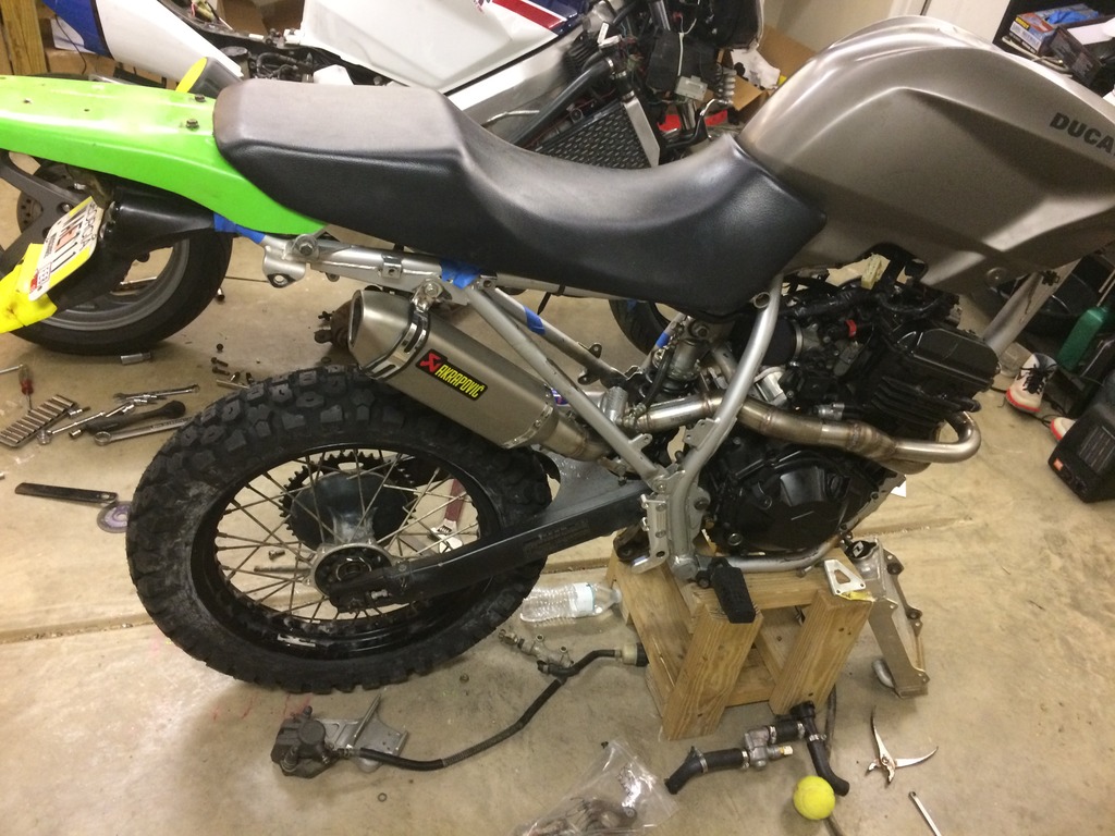 KLR650 frame, Ninja 300 engine, DRZ400SM front end | Page 2 | Adventure ...
