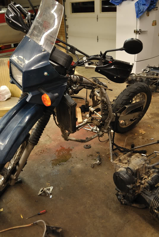 96 KLR 650 Frame up rebuild!!! | Adventure Rider