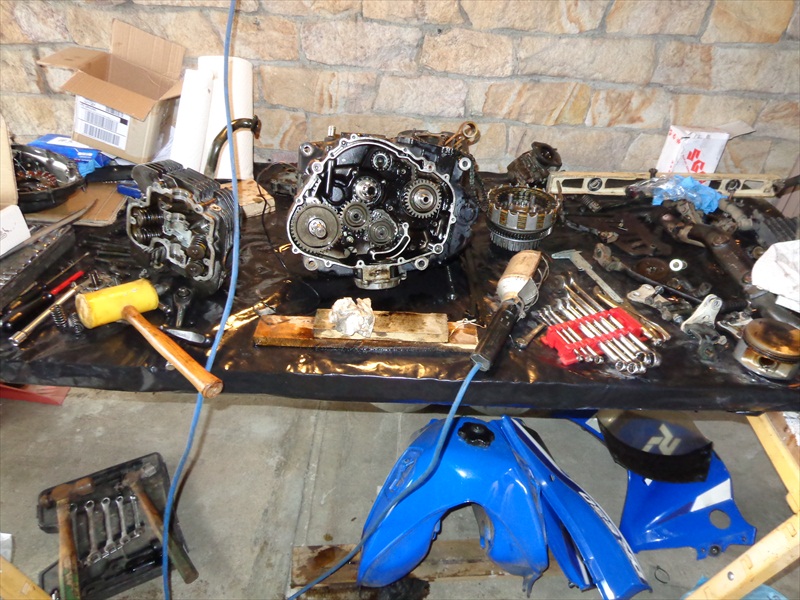 Old School (Pre '96) DR650 Teardown by a Rookie | Adventure Rider
