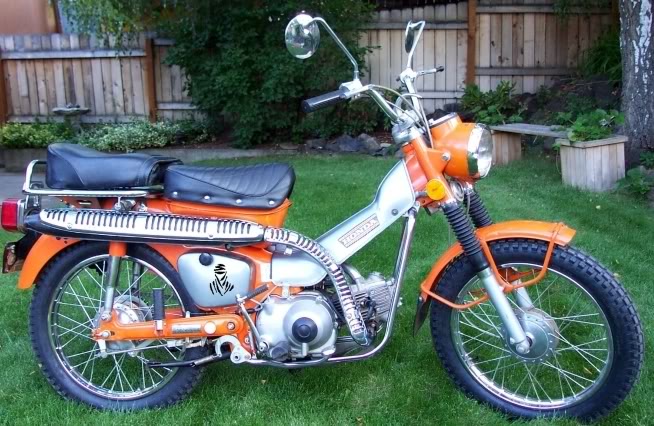 Come out of the closet! Honda Trail 90/110 | Adventure Rider