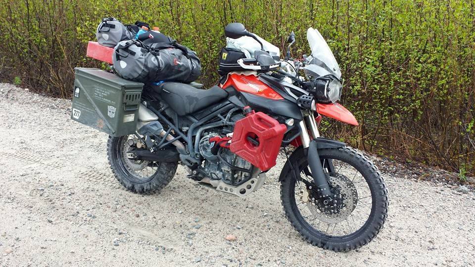 Anyone mount a Rotopax on the inside of the rear rack? | Adventure Rider