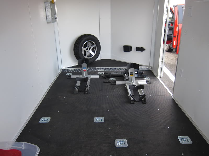Enclosed Trailer Interior Setup - Pictures | Adventure Rider