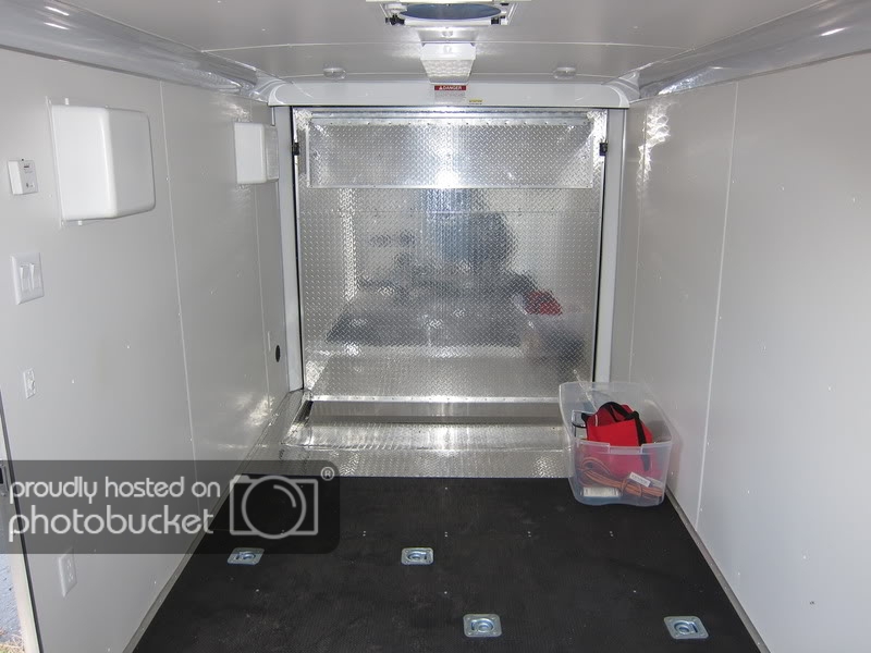 Enclosed Trailer Interior Setup - Pictures | Adventure Rider