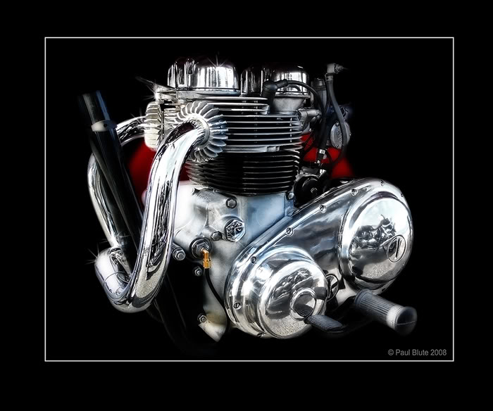 Beautifull Brit engine artwork | Adventure Rider