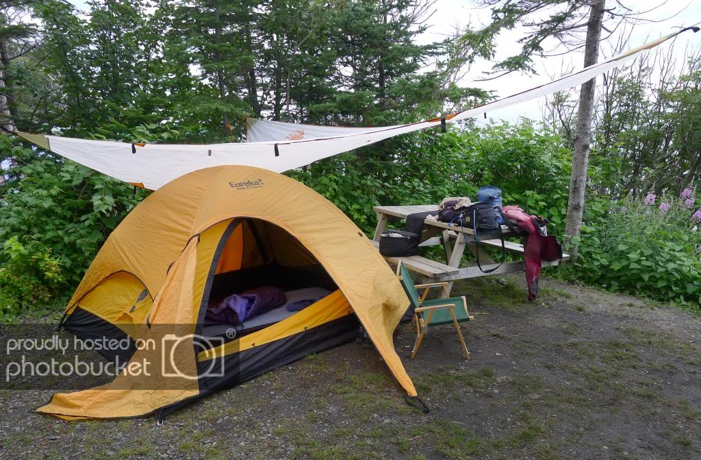 let's see a picture of your camping setup and how it all fits on your ...