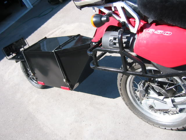Trail Tail single wheel trailer for KLR650 | Kawasaki KLR Forum