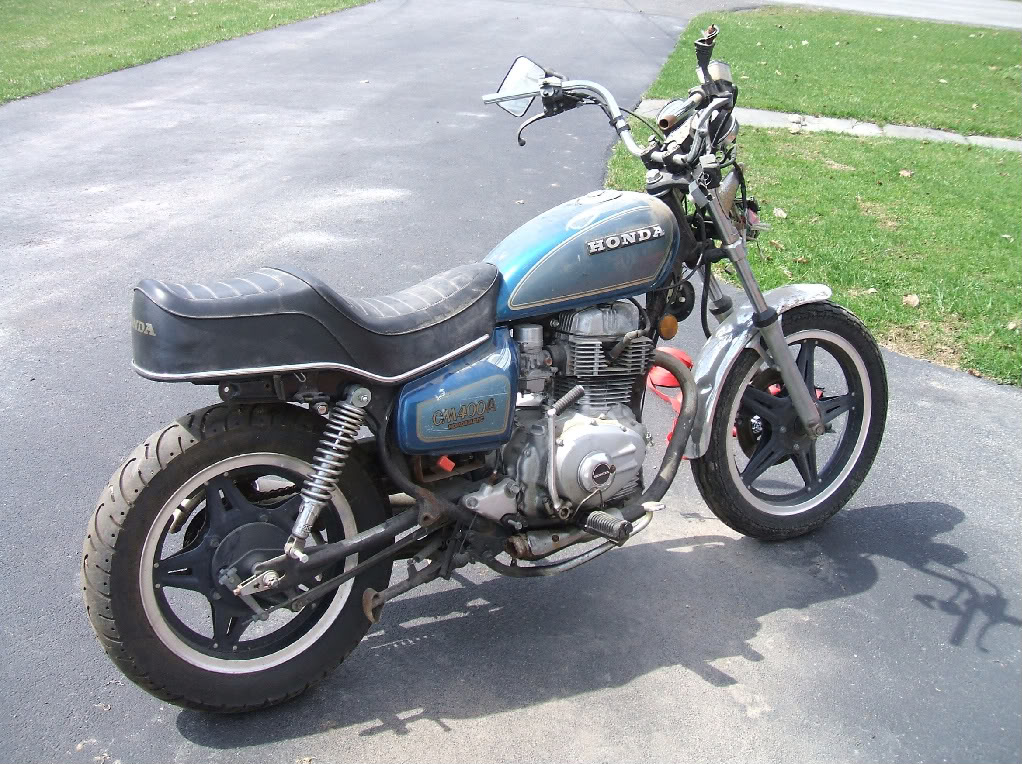 Man, I'm excited! First bike ever. Honda CM400a restoration project ...