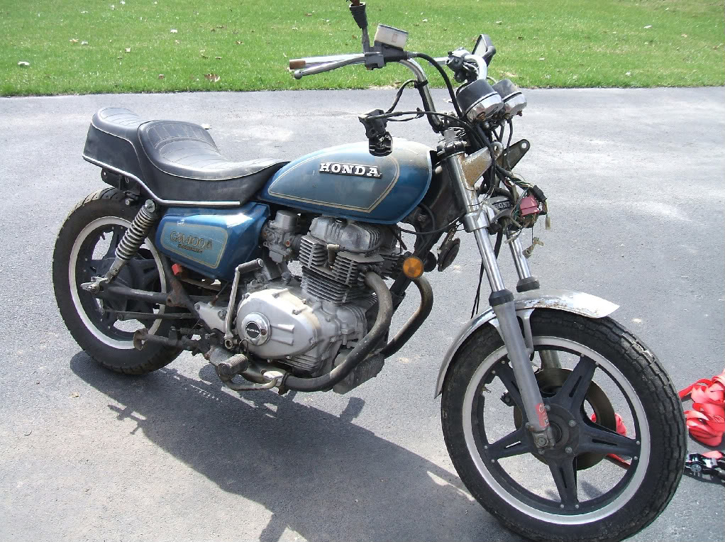 Man, I'm excited! First bike ever. Honda CM400a restoration project ...