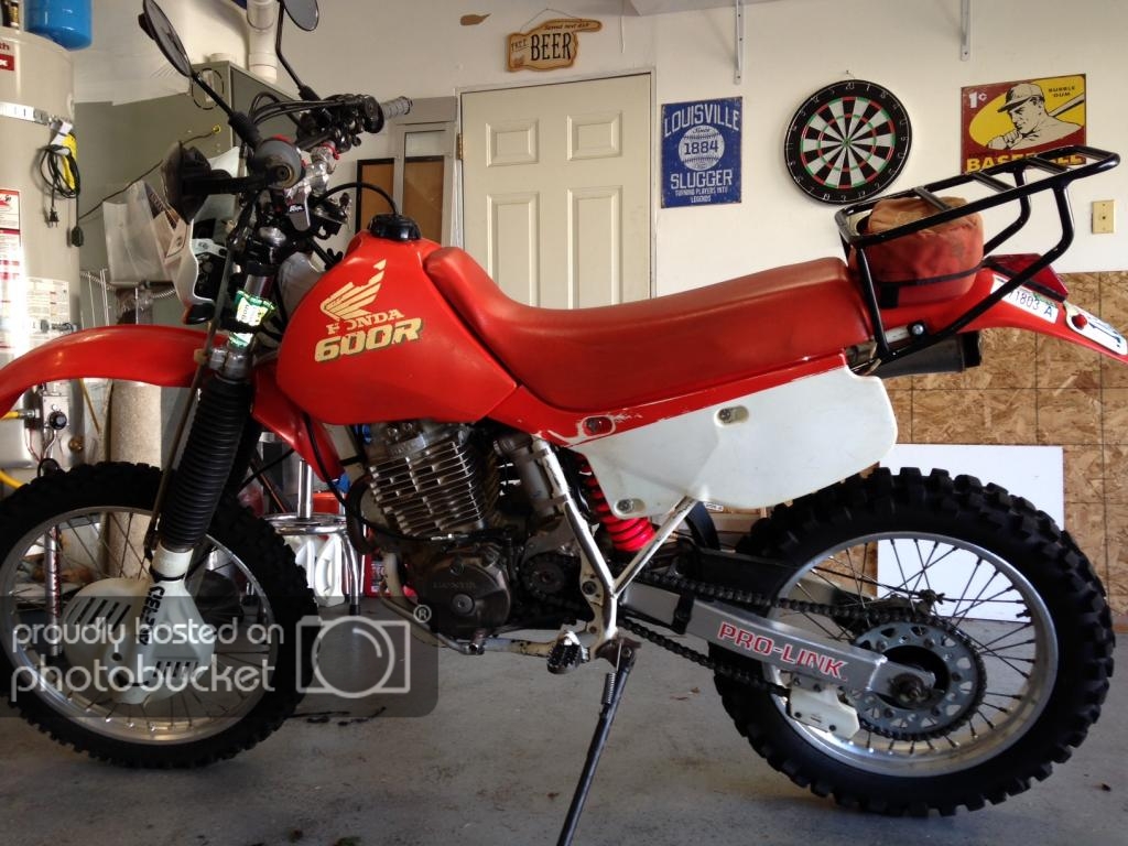 1989 XR600R - Tail Rack Options | Adventure Rider