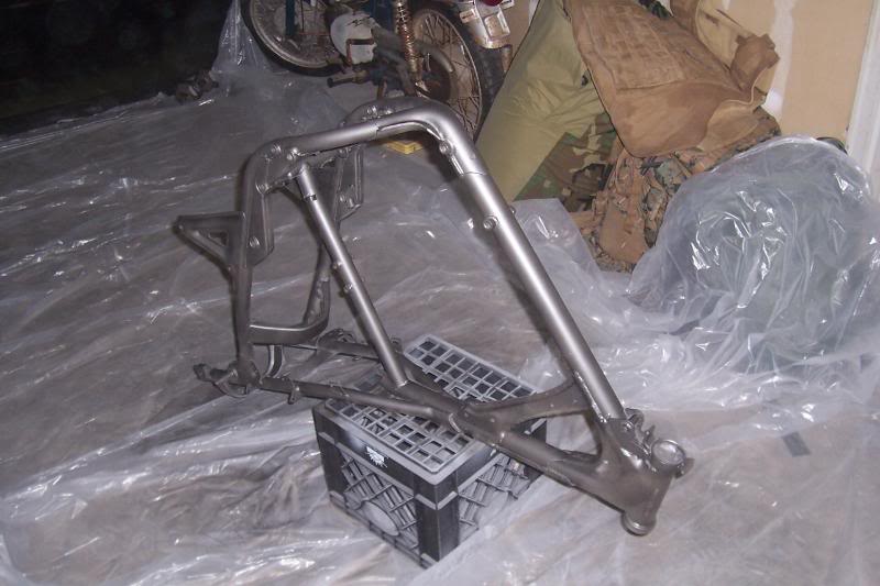 My first Frame Up: 1972 Honda CB450 | Adventure Rider