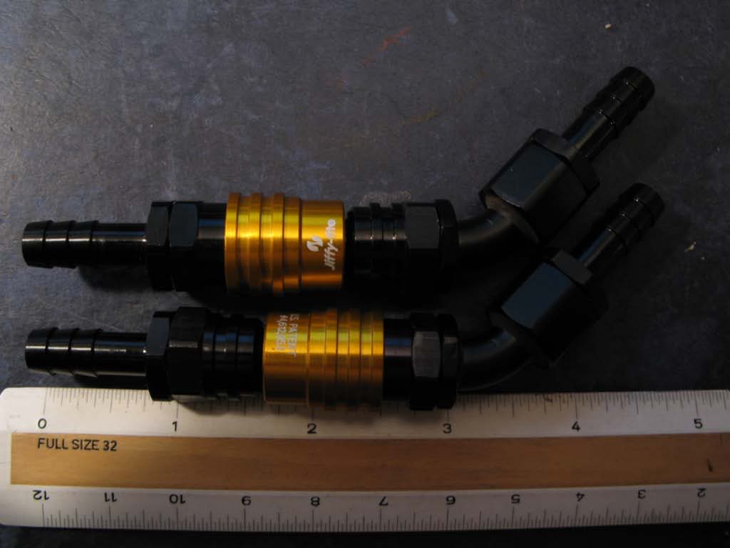 The fuel line quick disconnects to get when you're done fucking around ...