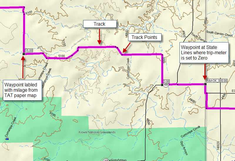 Converting TAT Paper Maps to GPS | Adventure Rider