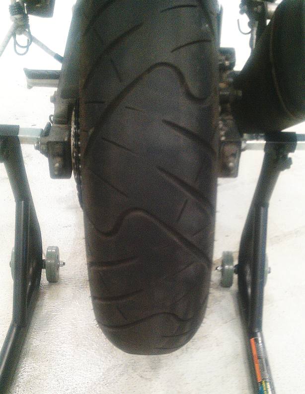 Re grinding a square tire | Adventure Rider