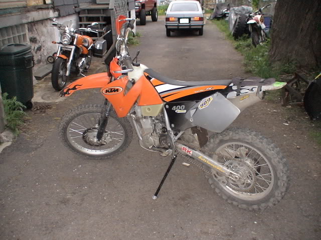 KTM MXC trail mods | Adventure Rider