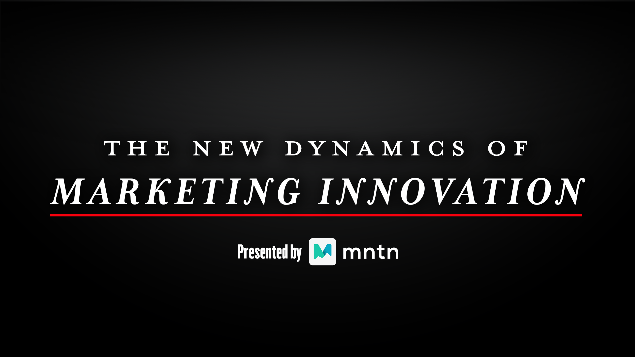 The New Dynamics of Marketing Innovation