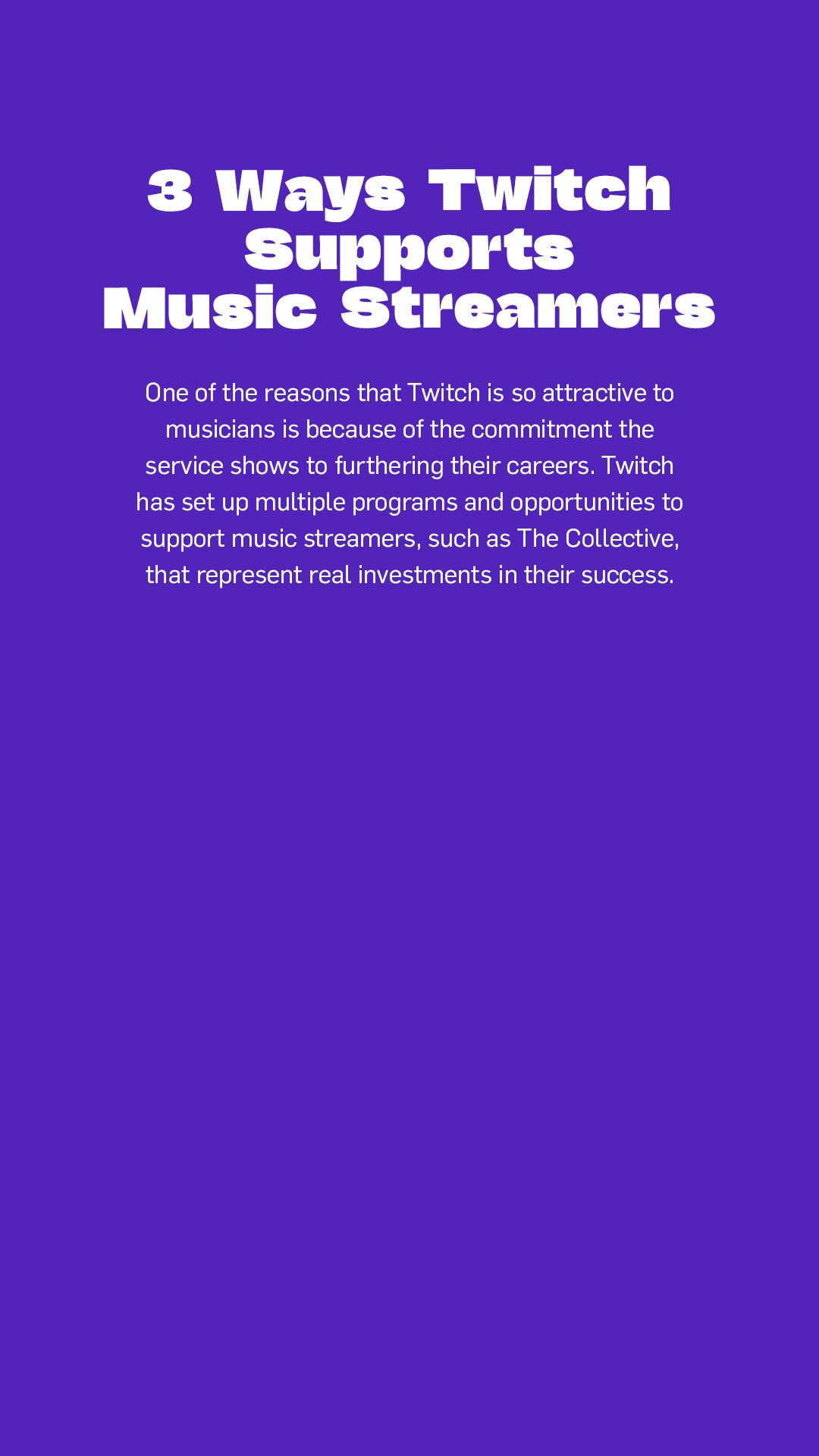 Your All Access Pass to Music on Twitch